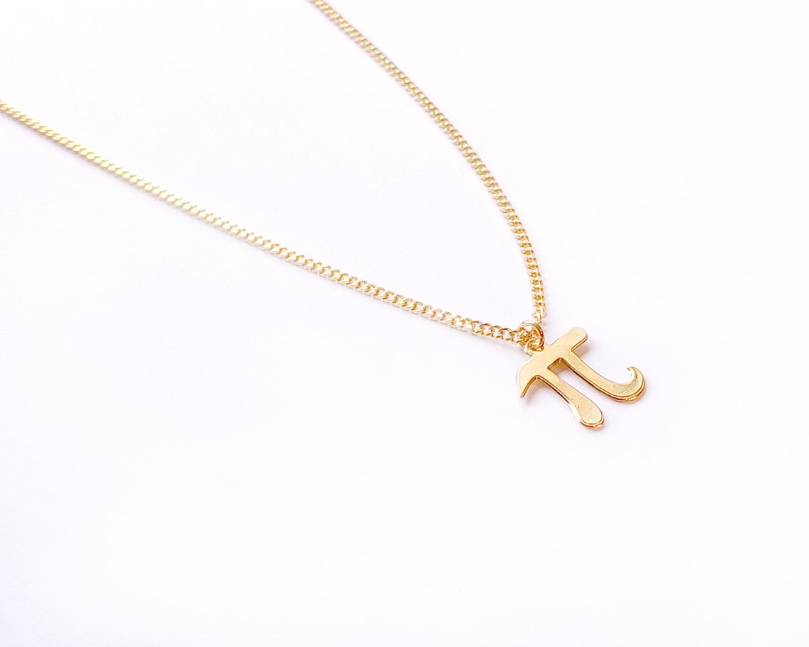 Pi Necklace, Science Necklace, Math Necklace, Pi Symbol Necklace ...