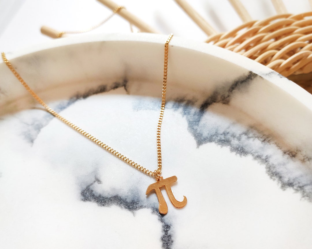 Pi Necklace, Science Necklace, Math Necklace, Pi Symbol Necklace ...