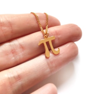 Pi Necklace, Science Necklace, Math Necklace, Pi Symbol Necklace ...