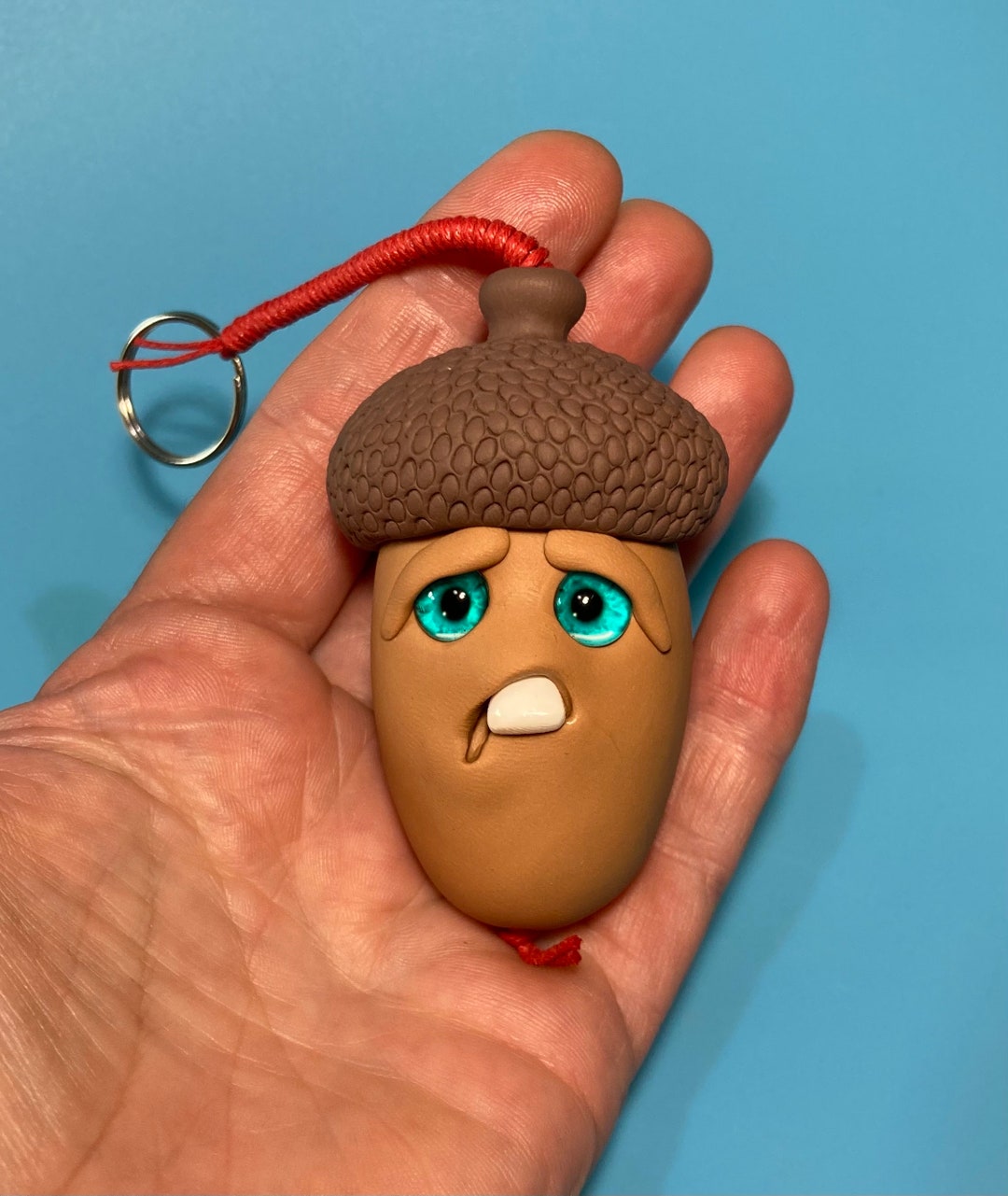 Worry Stone, Anxious Acorn, Soothing, Anxiety, Tactile Gifts Handmade ...