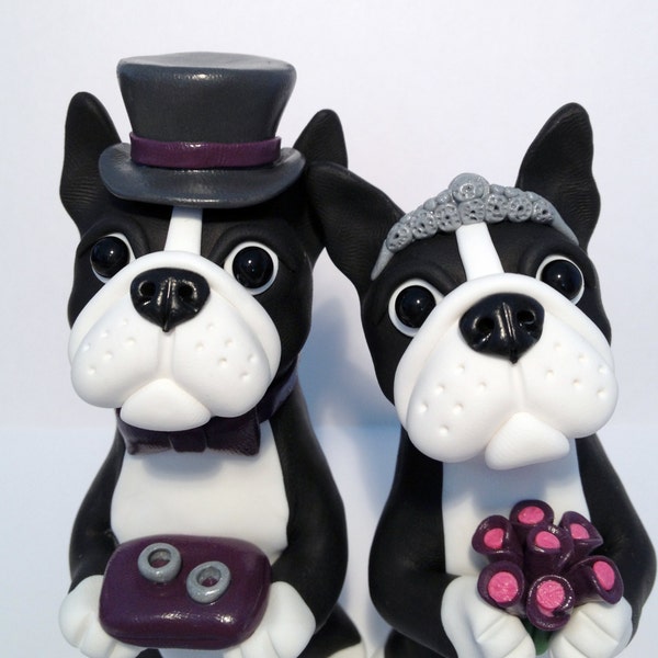 Cake Topper Boston Terrier - Etsy