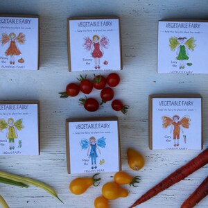 6 Vegetable Fairy Garden Party Favors Fairy Garden Fairy | Etsy