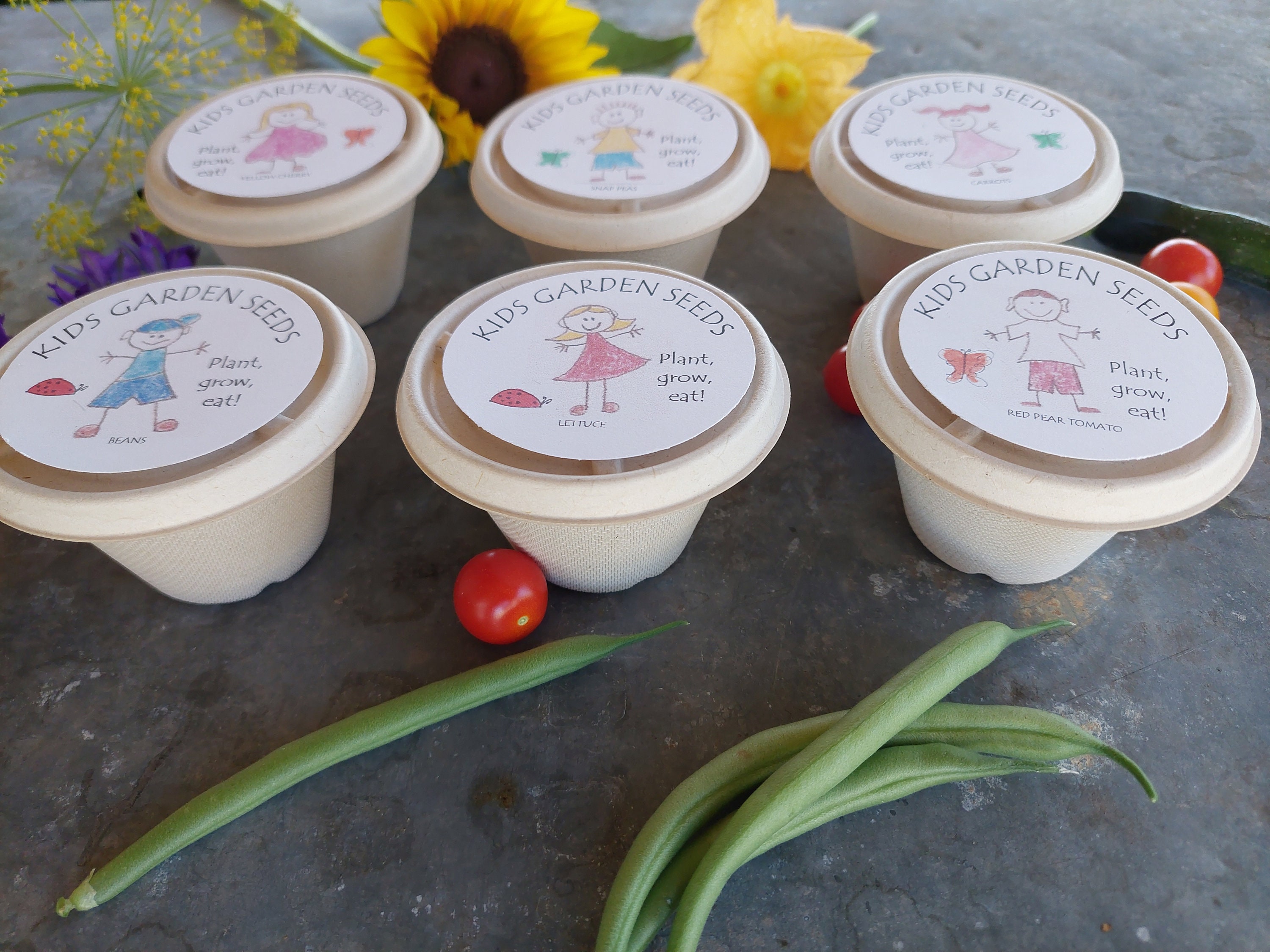 30 Childrens Garden Kits, Kids Party Favors, Gardening With Kids ...