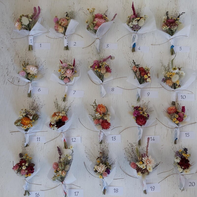 Mini Dried Flowers - Etsy