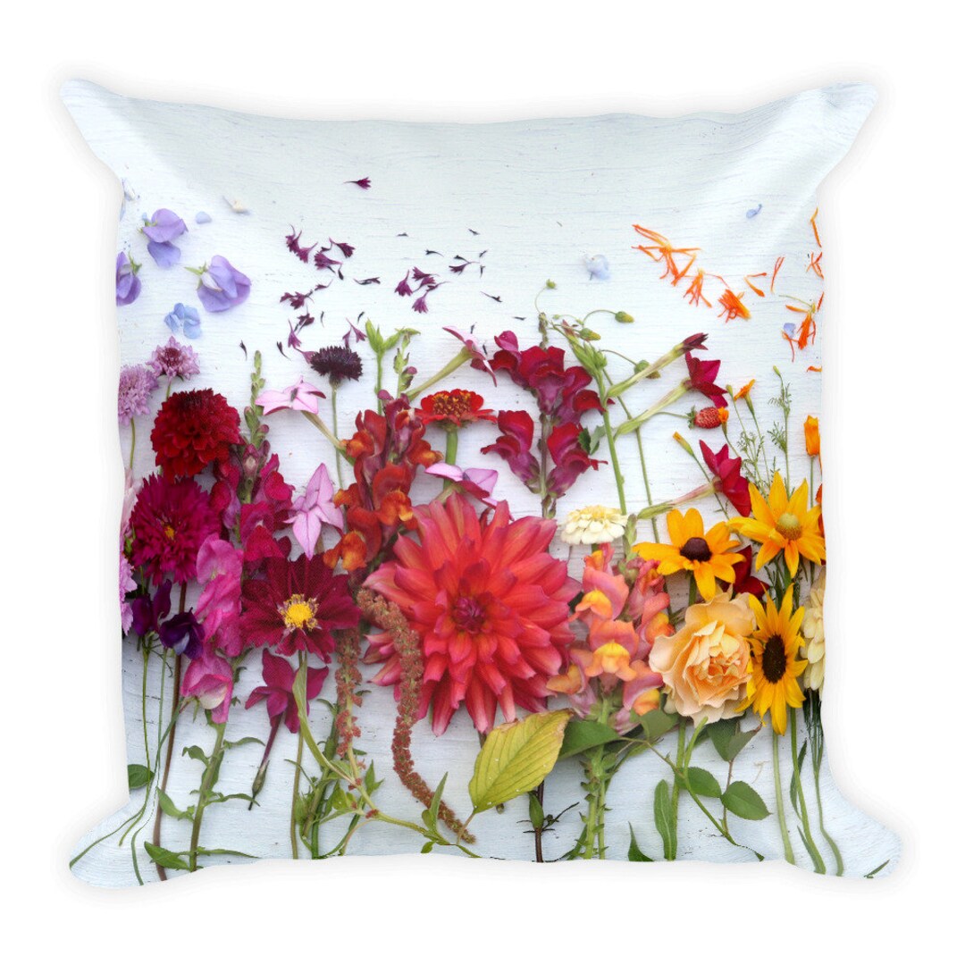Floral Throw Pillow for Rustic Home Decor Modern Farmhouse - Etsy