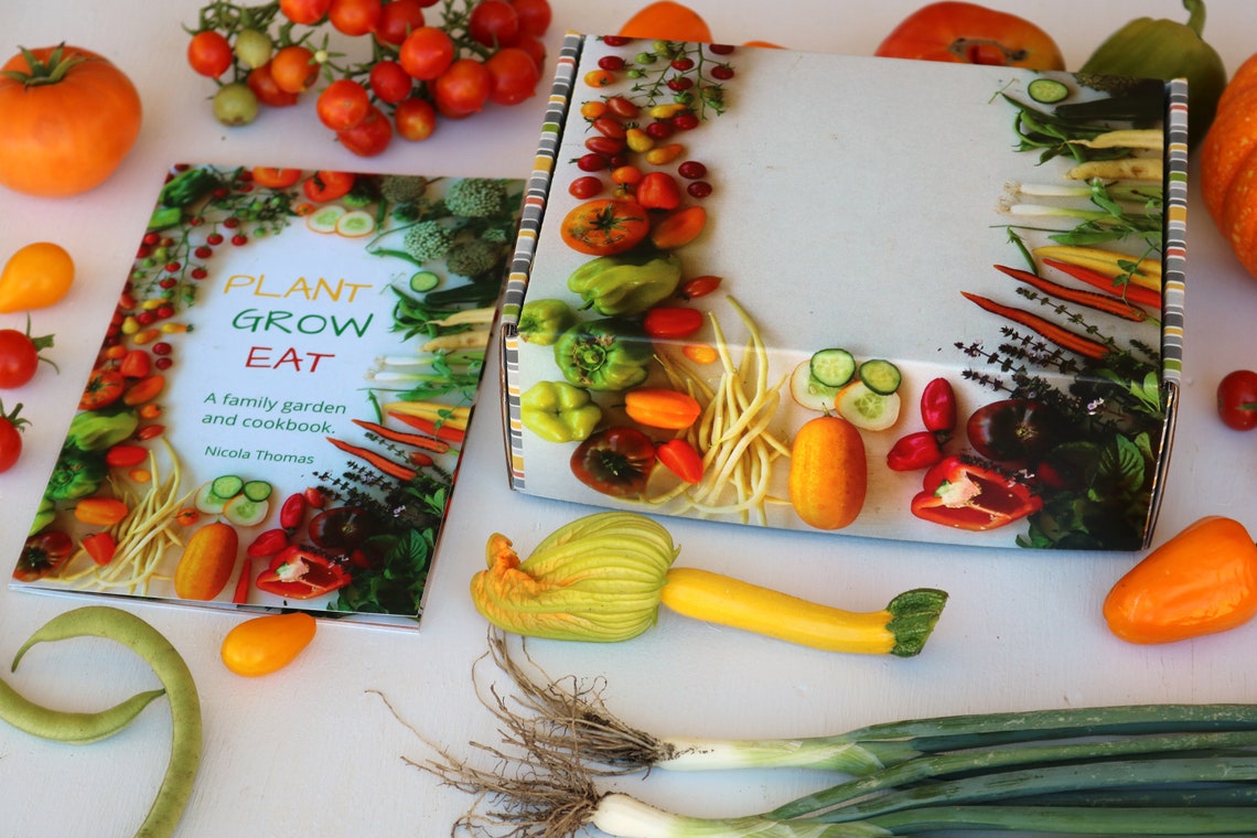 Garden Kit for Kids and Families With Vegetable Seeds and Cookbook, Kid ...