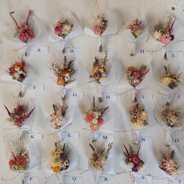 Mini Dried Flowers - Etsy
