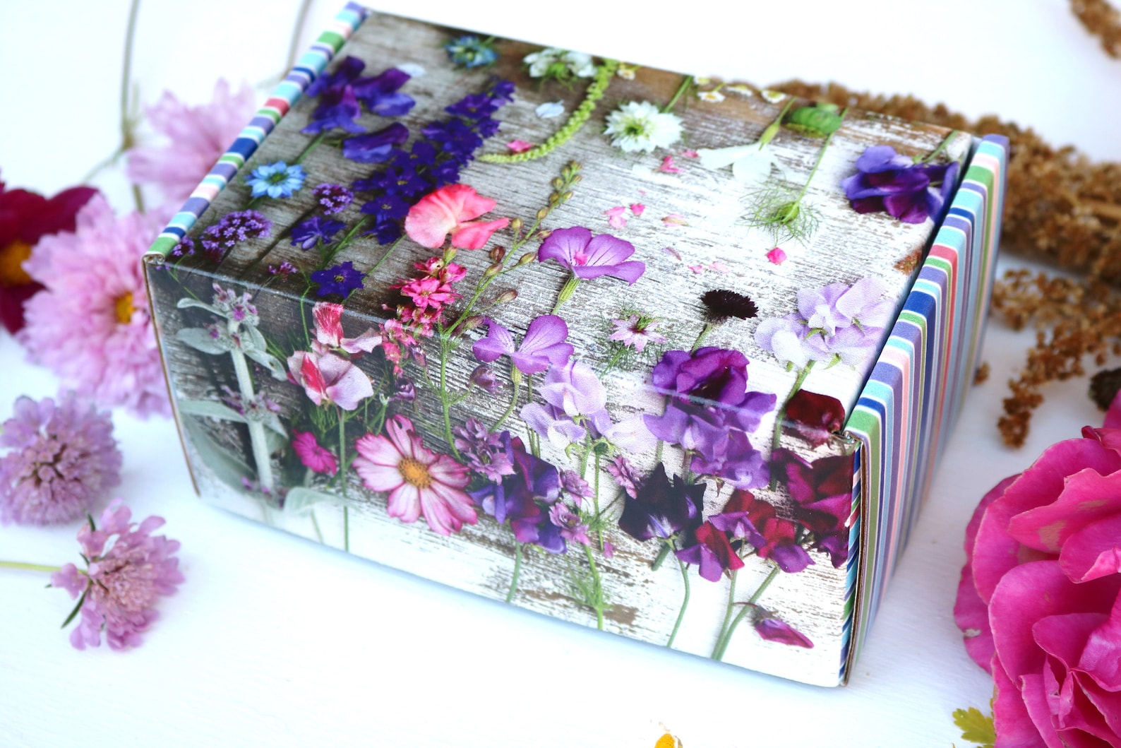 Flower Garden Gift Box, Spring Cut Flower Seeds, Gift for Gardener ...