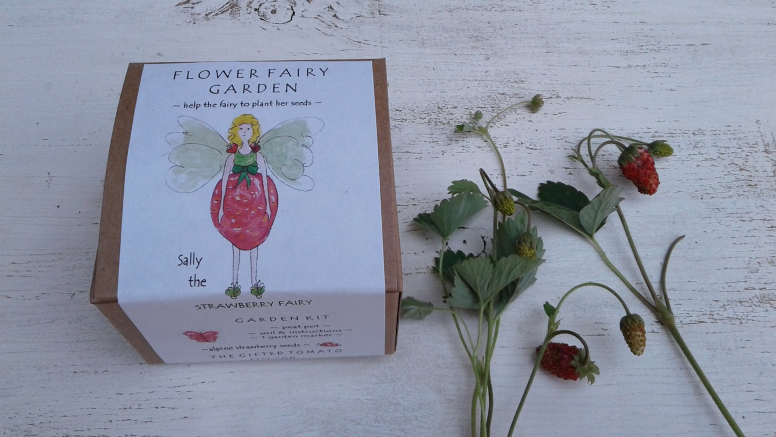 FLOWER FAIRIES Strawberry Seeds Flower Fairy Birthday Favor | Etsy