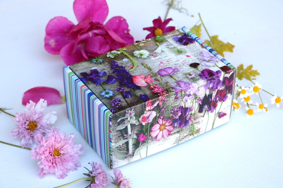 Flower Garden Gift Box, Spring Cut Flower Seeds, Gift for Gardener ...