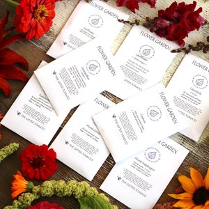 Flower Garden Grow Kit Seed Starter Kit Easy To Grow Etsy