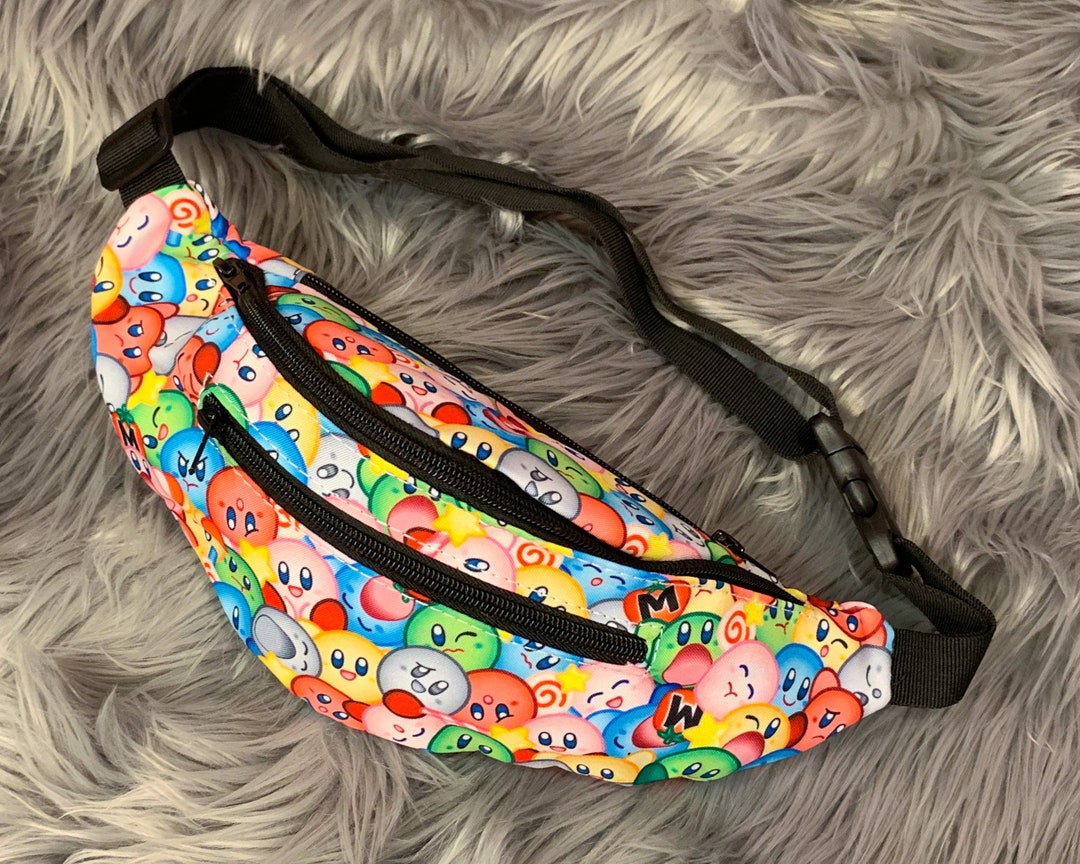 Big Eater of Candy and Tomatoes 3 Zipper Fanny Pack With Hidden Pocket ...