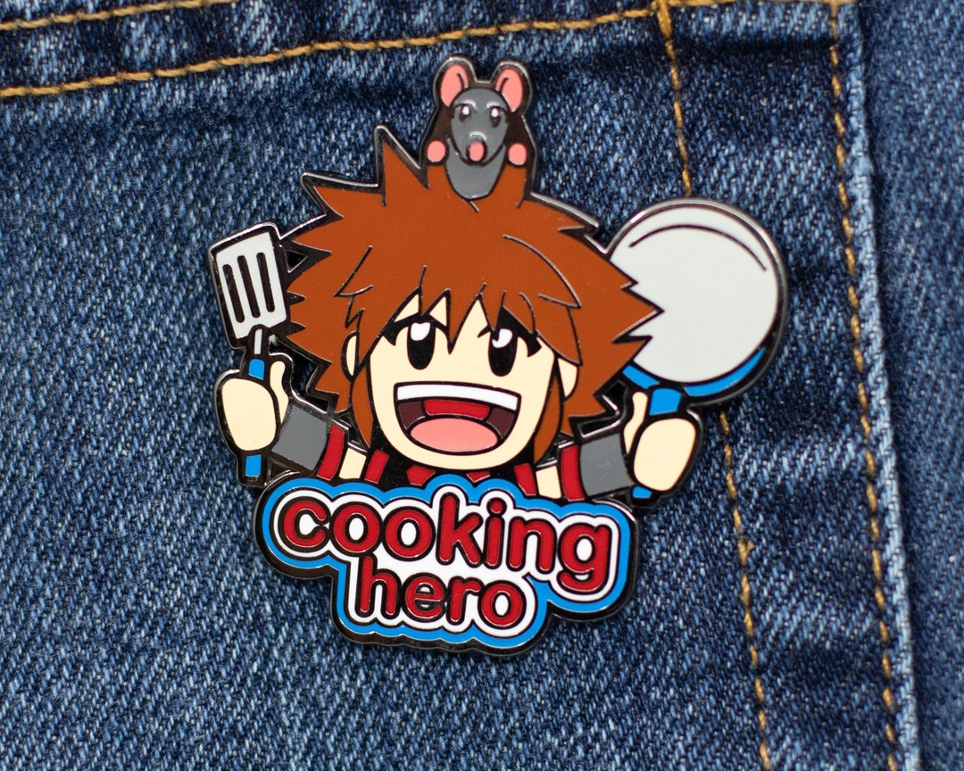Cooking Hero Enamel Lapel Pin - Etsy