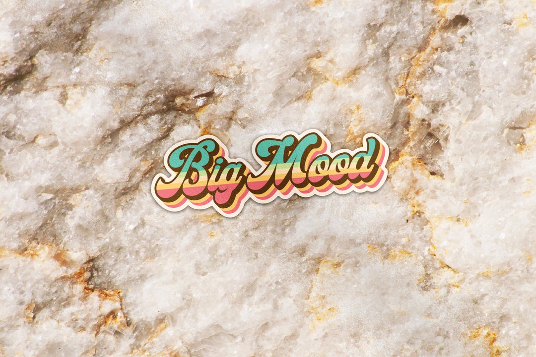 Big Mood Vinyl Sticker Decal - Etsy