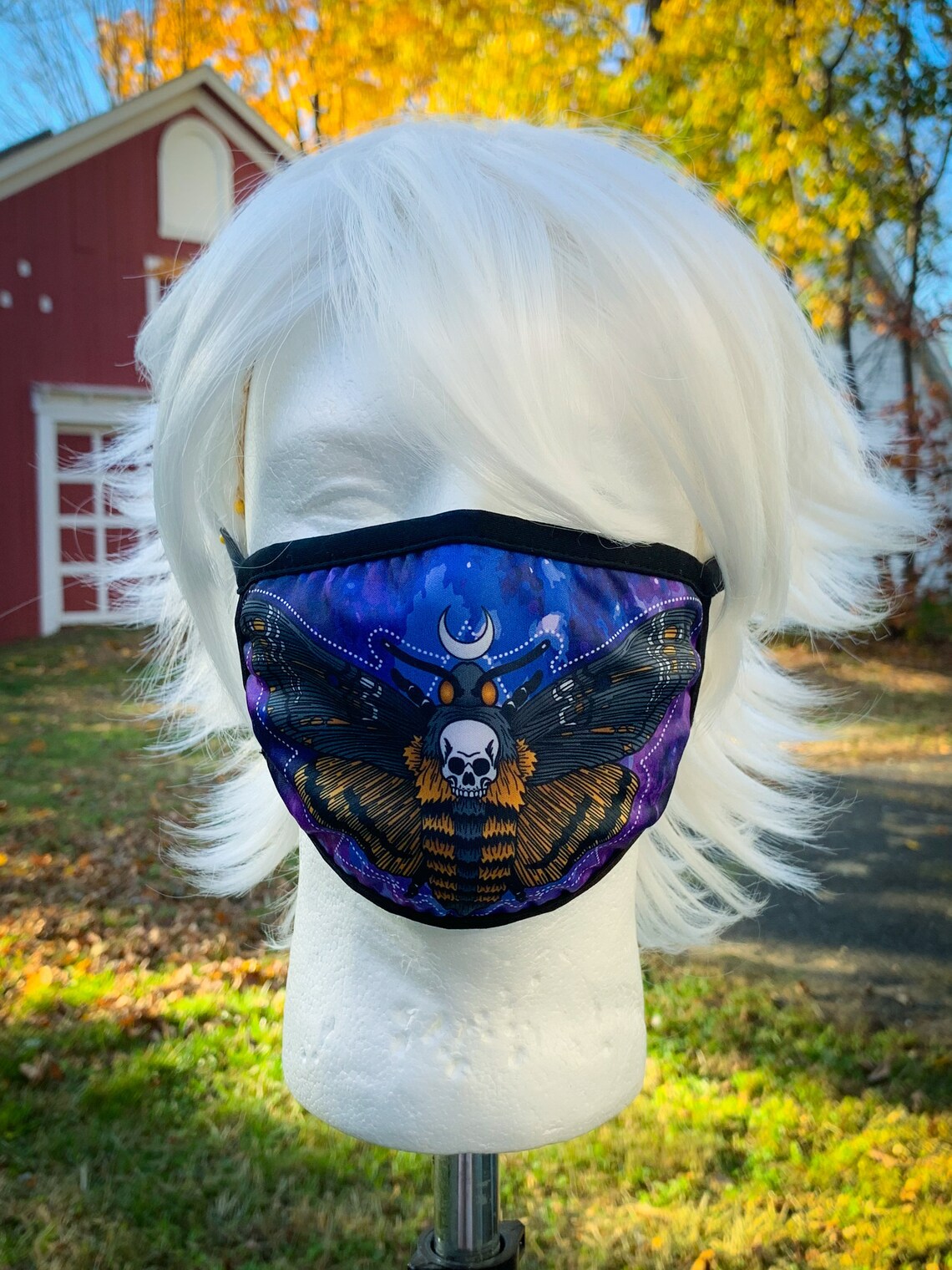 Death Hawk Moth Reusable Face Mask | Etsy