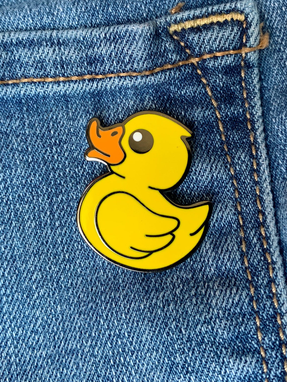 Rubber Ducky Enamel Lapel Pin | Etsy
