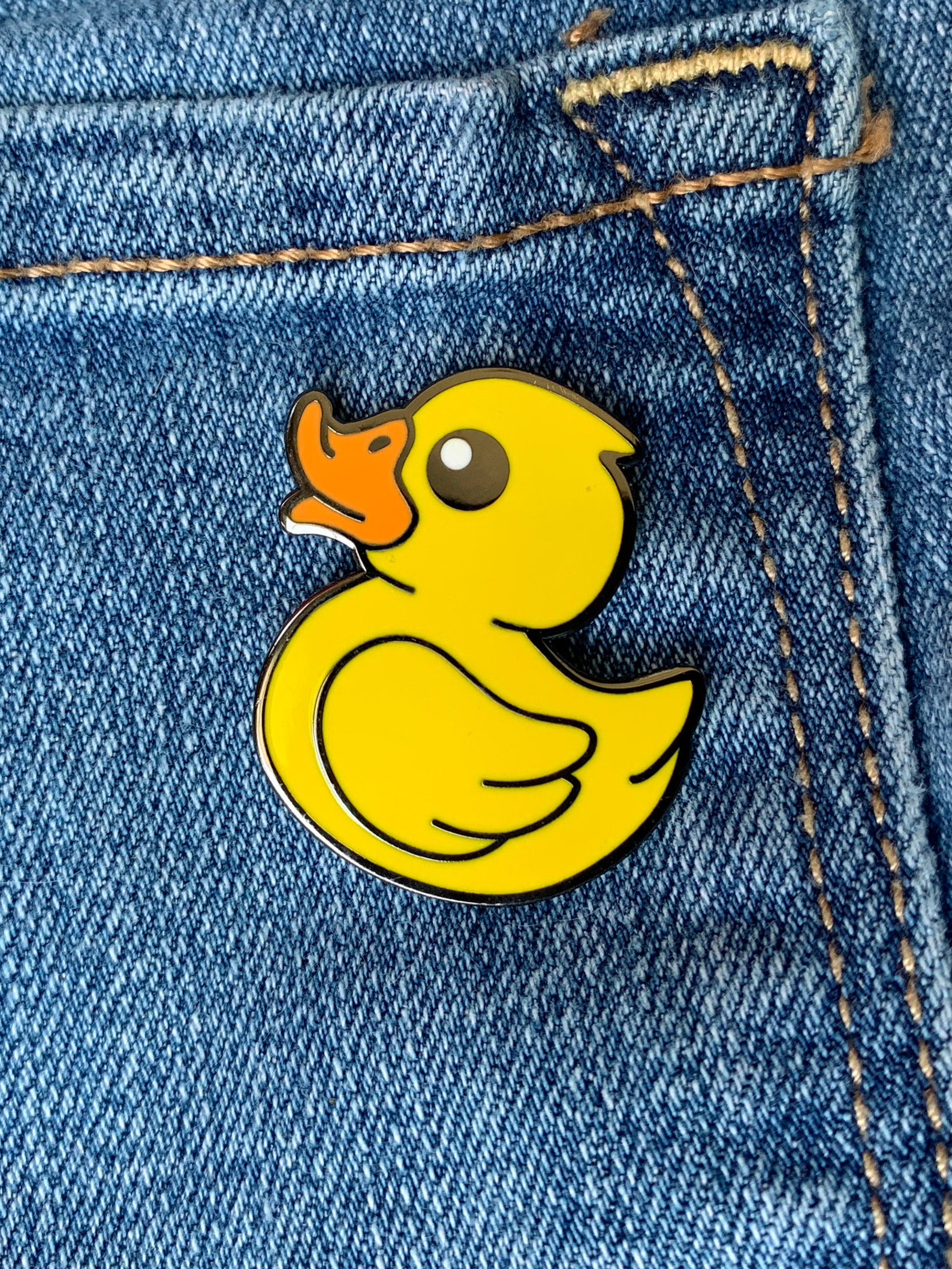 Rubber Ducky Enamel Lapel Pin | Etsy