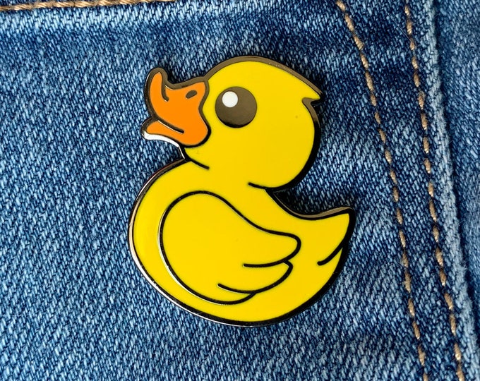 Rubber Ducky Enamel Lapel Pin - Etsy