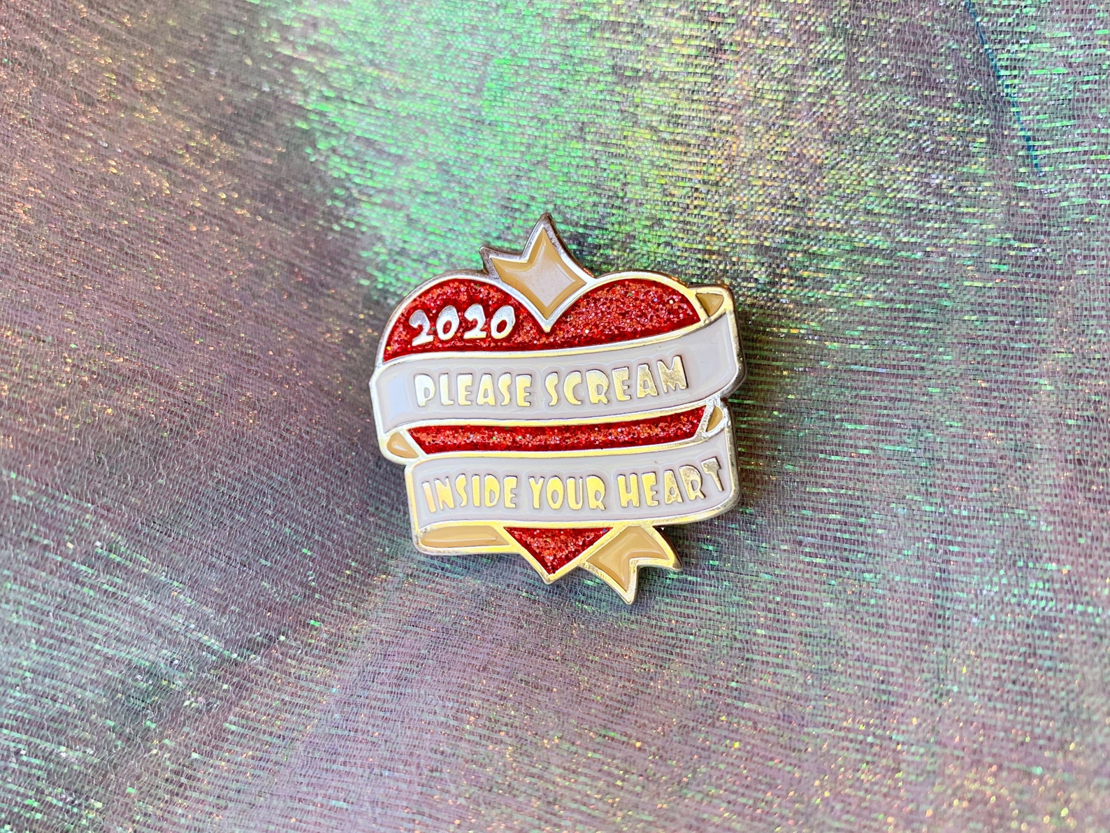 2020 Please Scream Inside Your Heart Soft Enamel Lapel Pin A | Etsy