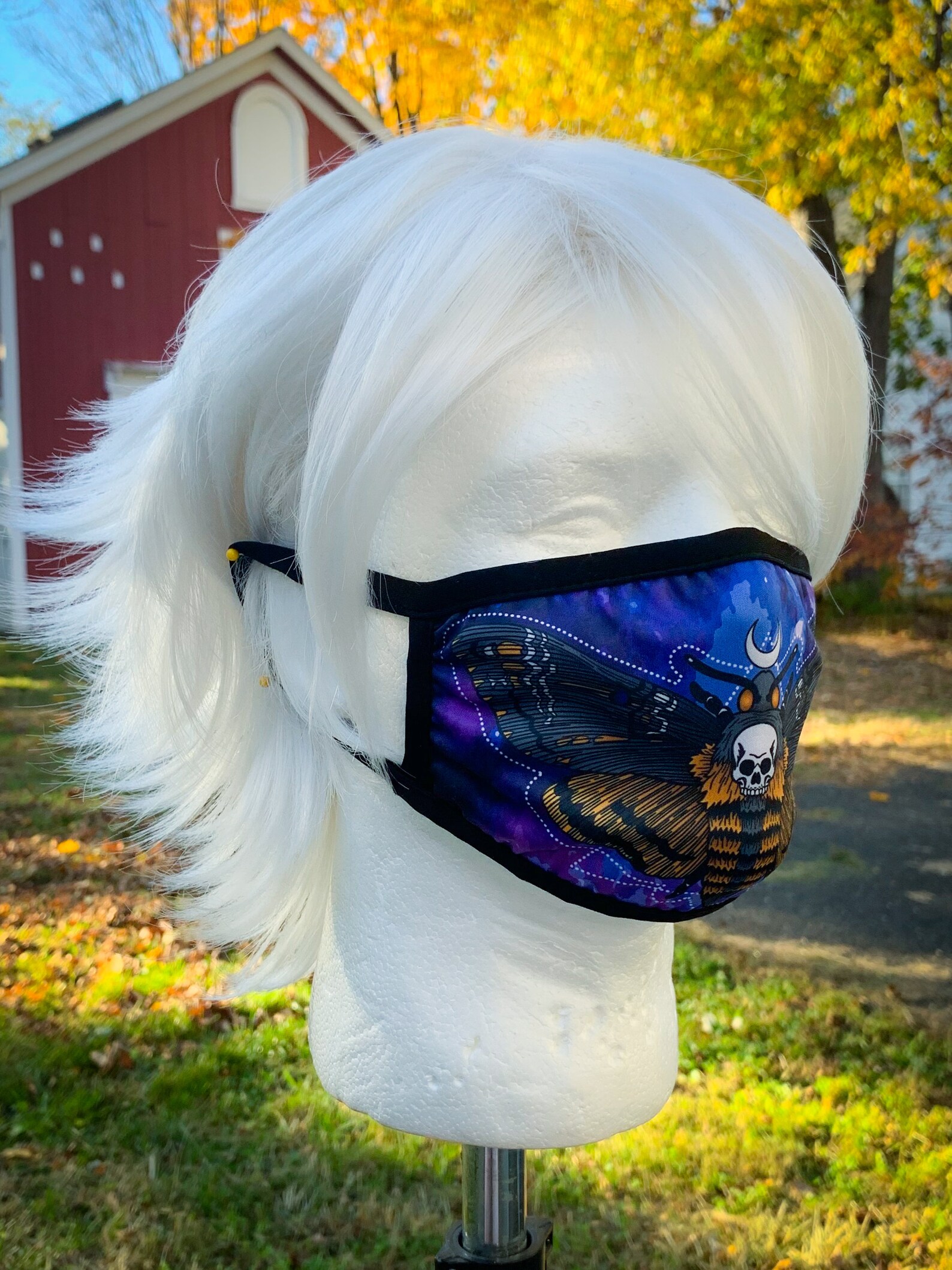 Death Hawk Moth Reusable Face Mask | Etsy