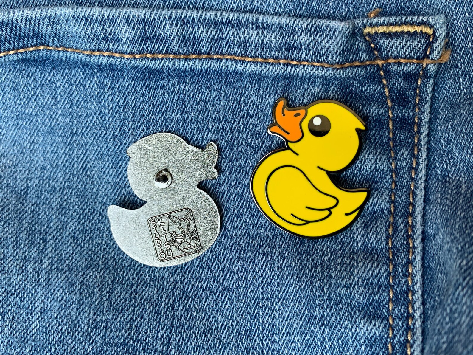 Rubber Ducky Enamel Lapel Pin | Etsy