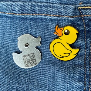 Rubber Ducky Enamel Lapel Pin - Etsy
