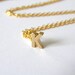 Tiny Gold Initial Letter K Necklace, Gold Initial, Personalized ...