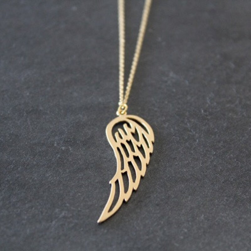 Gold Angel Wing - Etsy