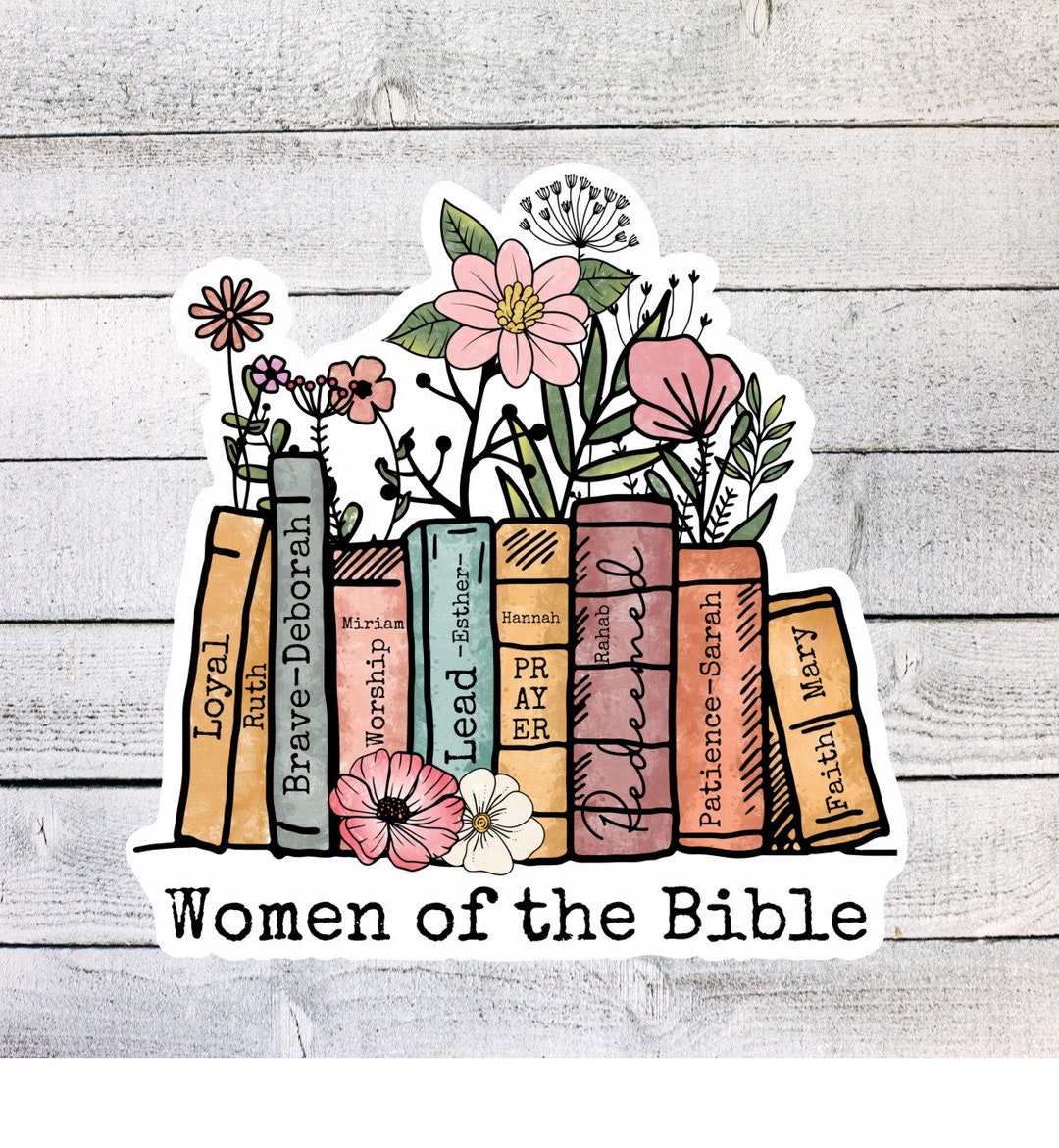 Women of the Bible Sticker, Faith Sticker, Bible Sticker, Religious ...