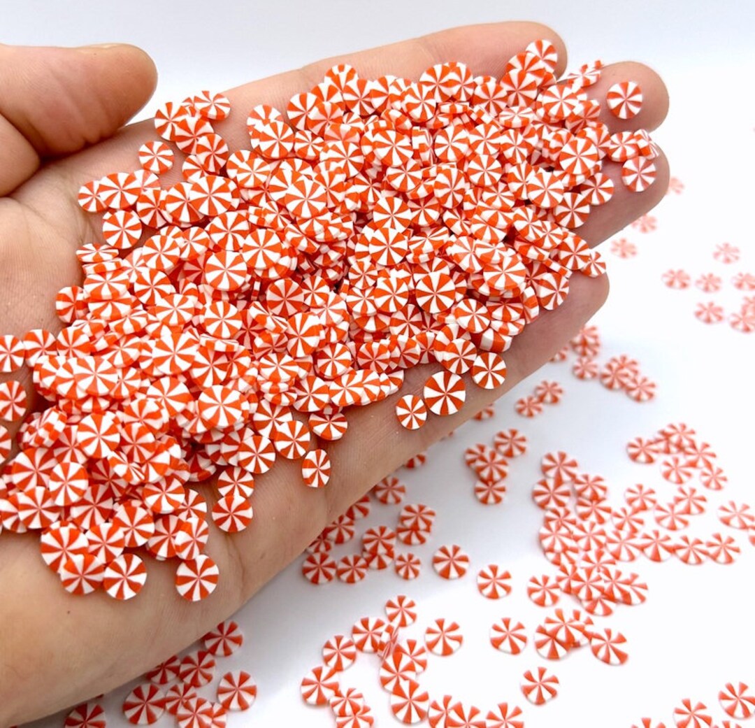 PEPPERMINT SWIRLS Peppermints Candy Canes Clay Mix for Slime - Etsy