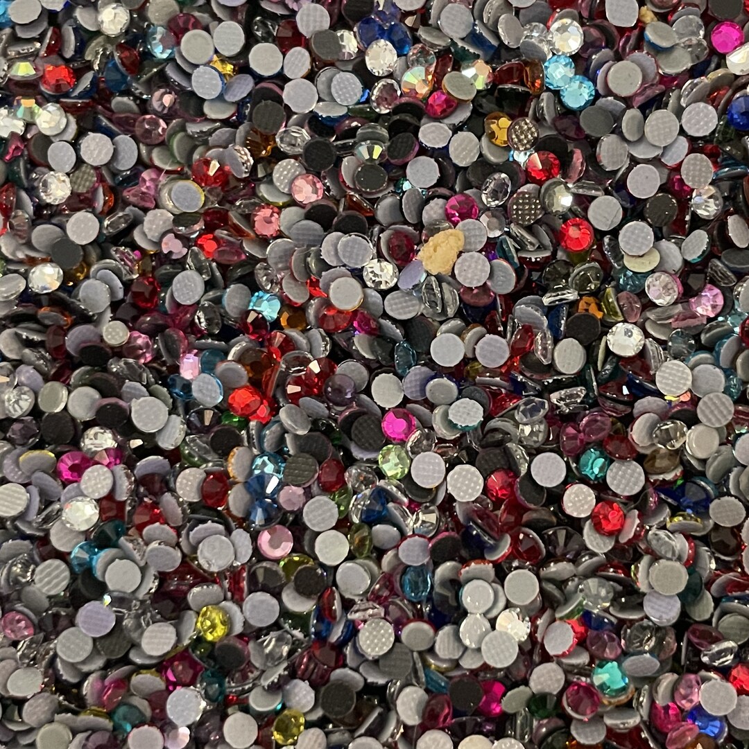 HIGH QUALITY HOTFIX Glass Multi Rhinestones ss10 3mm Bling - Etsy