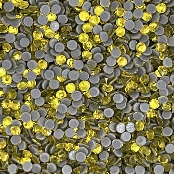 Yellow Rhinestones - Etsy