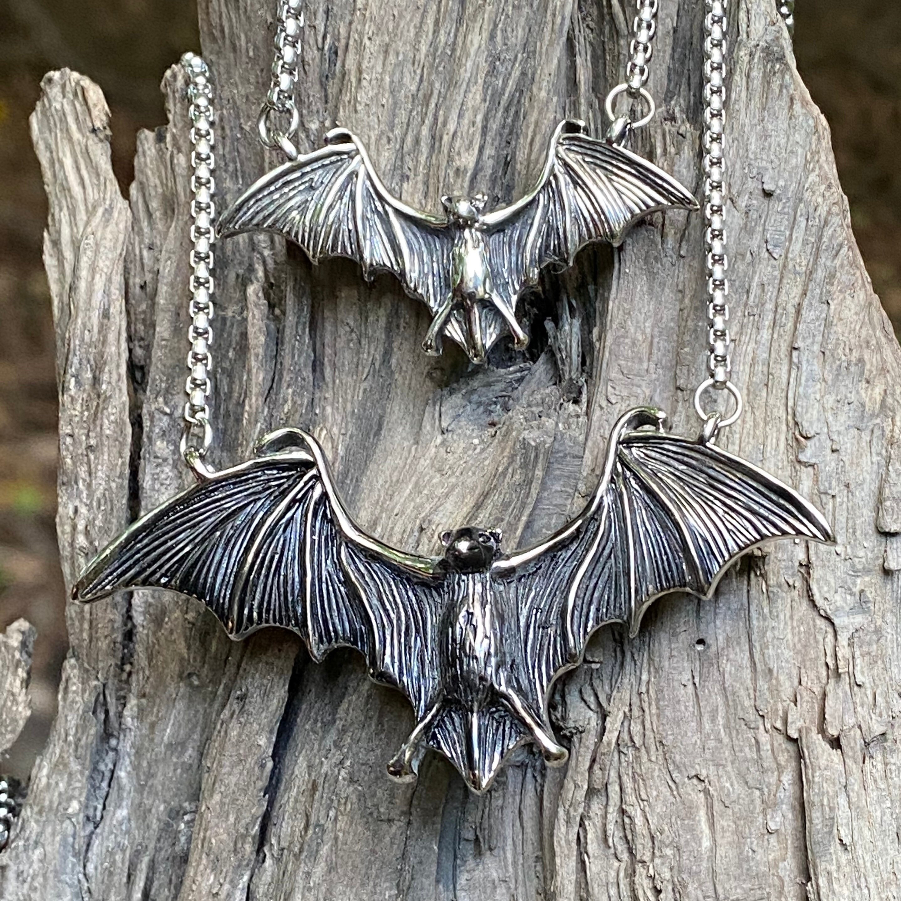 HN10 Large Vampire Flying Bat Pendant Stainless Steel Etsy hn10-large-vampire-flying-bat-pendant-stainless-steel-etsy