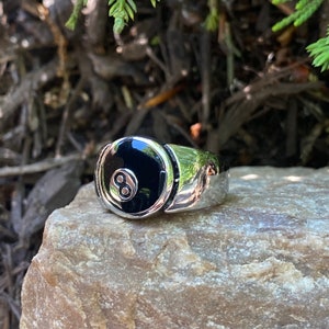SR68. 8 Ball Ring Unique Edgy High Quality 316L Stainless Steel Ring ...