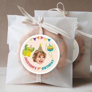 Personalized Birthday Stickers: Custom Party Favor Stickers - Etsy