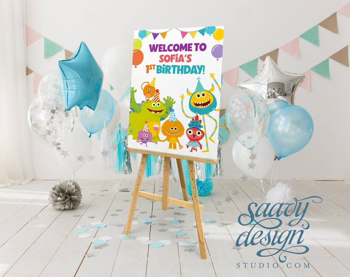 Simple Songs Welcome Sign, Simple Songs Decor Welcome Birthday Sign ...