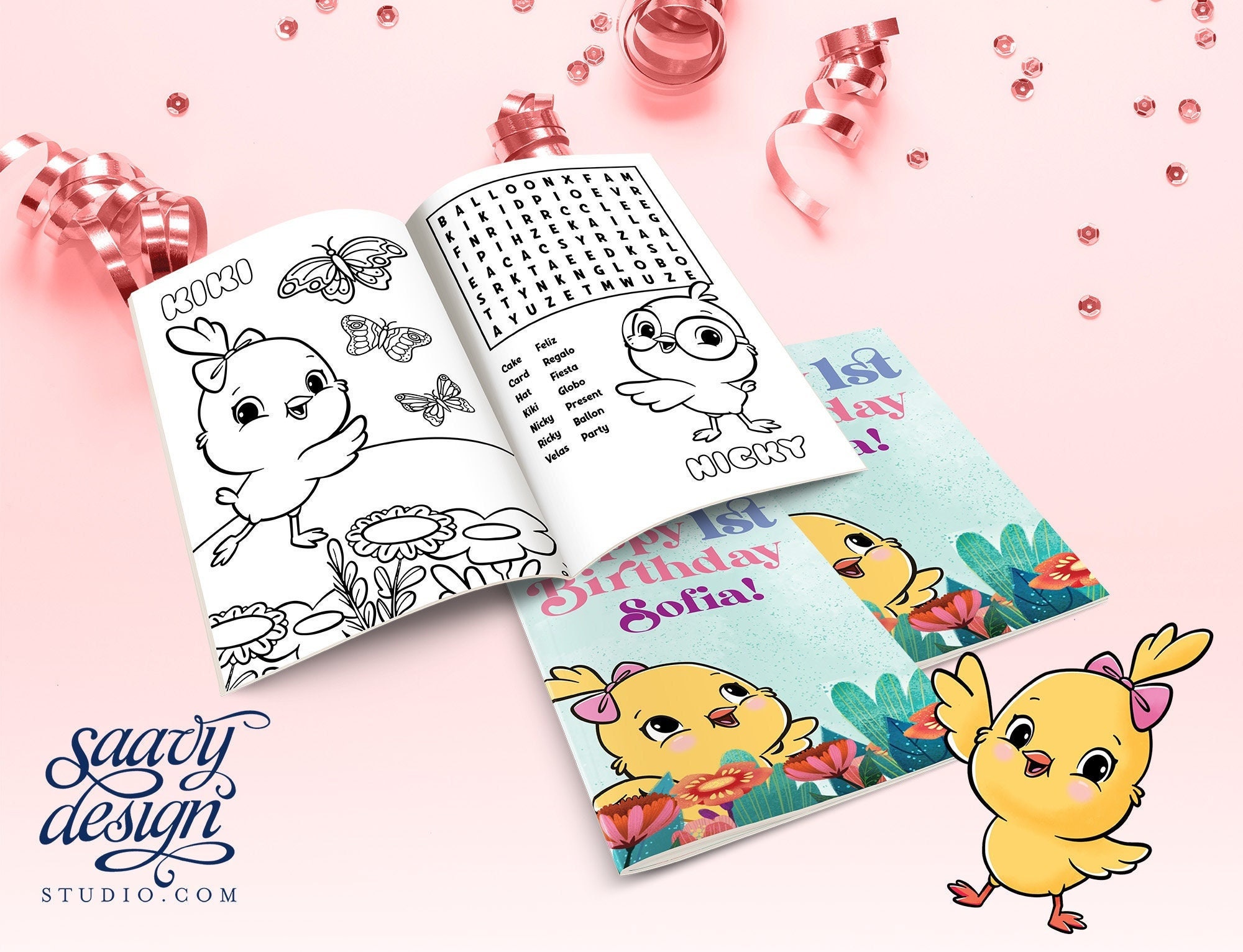 Personalized Canticos 1st Birthday Favors Custom Party Favors Canticos ...