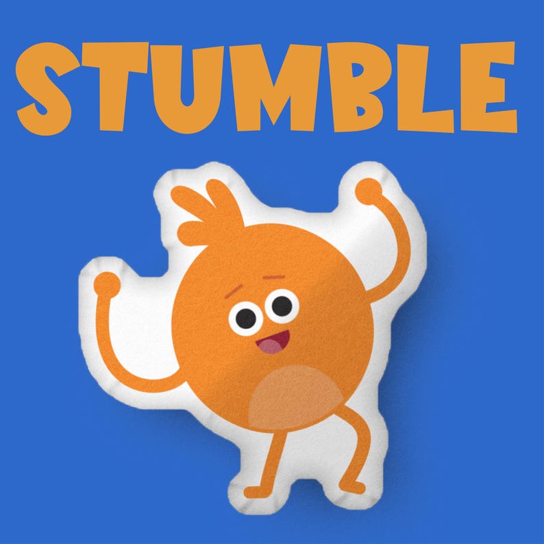 Super Simple Songs Pillow Bumble Nums Shaped Pillow Kids, Soft Bumble ...