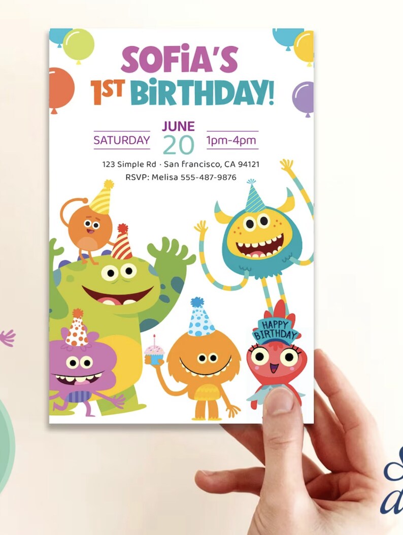 Super Simple Songs Invitation Customized Super Simple Songs Birthday ...