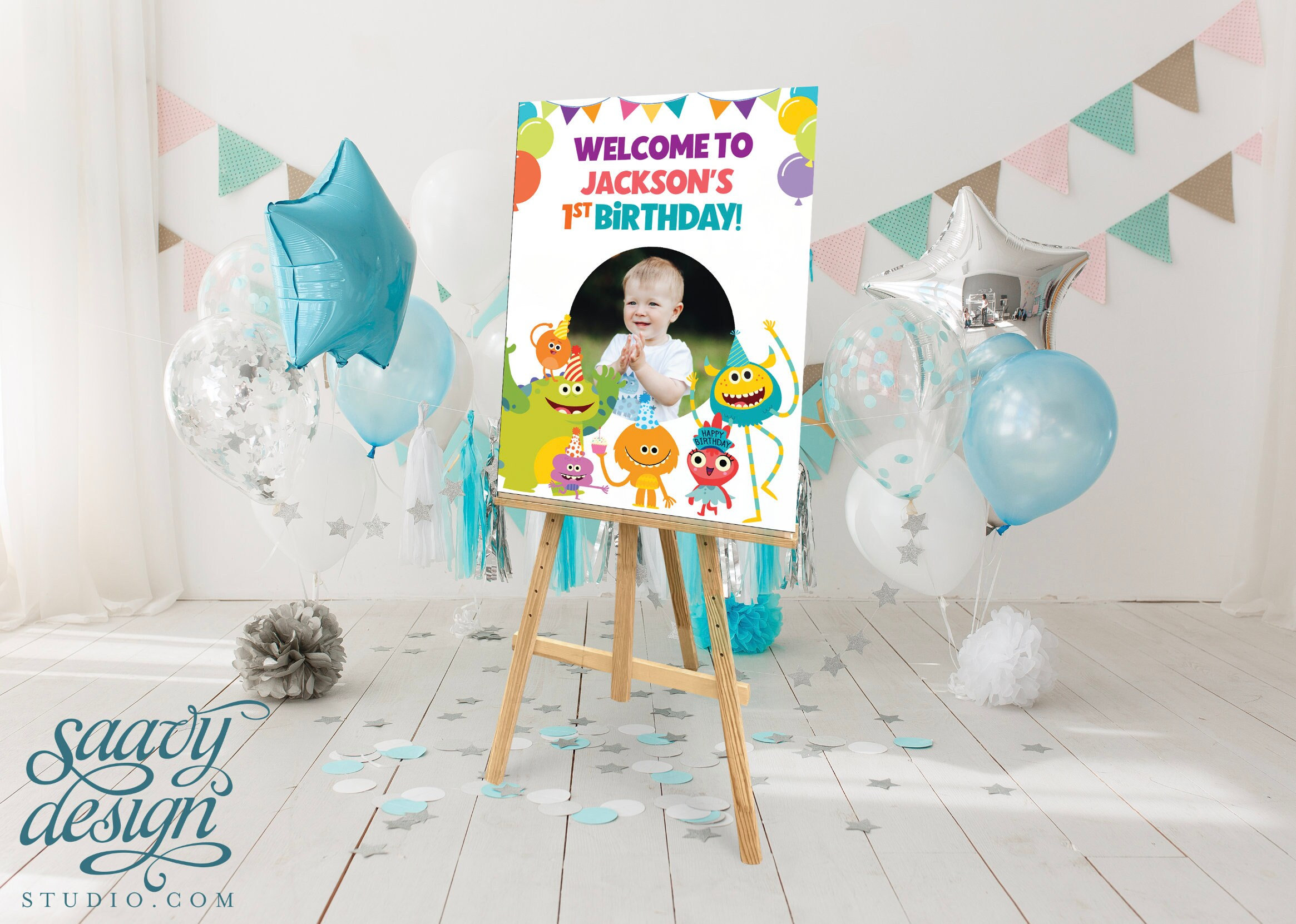 Super Simple Songs 1st Birthday Poster | 1st Birthday Welcome Sign ...