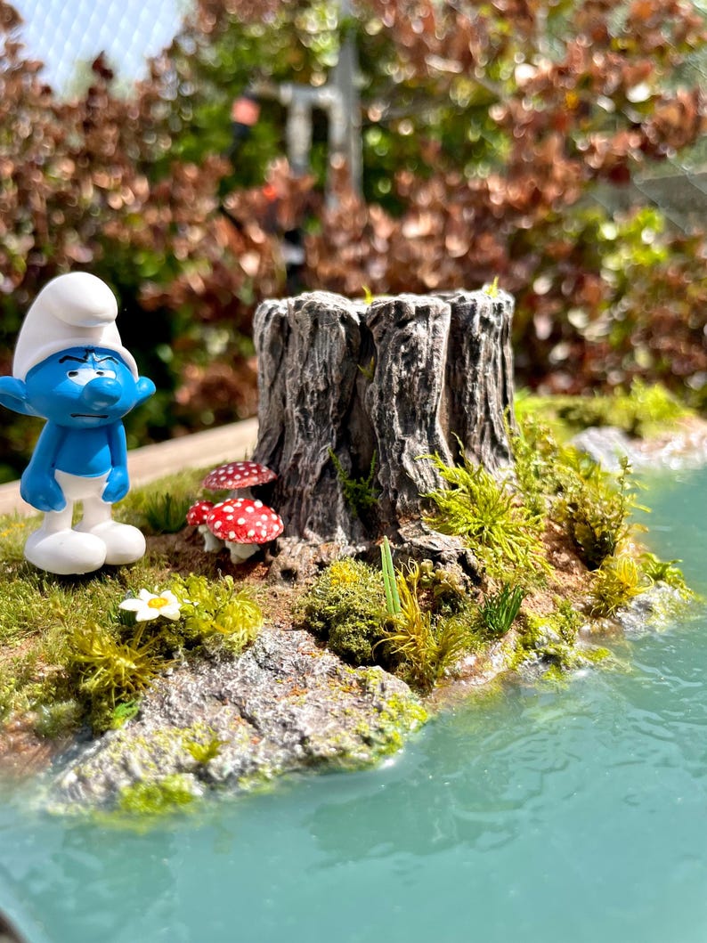 Smurf Village Diorama - Etsy