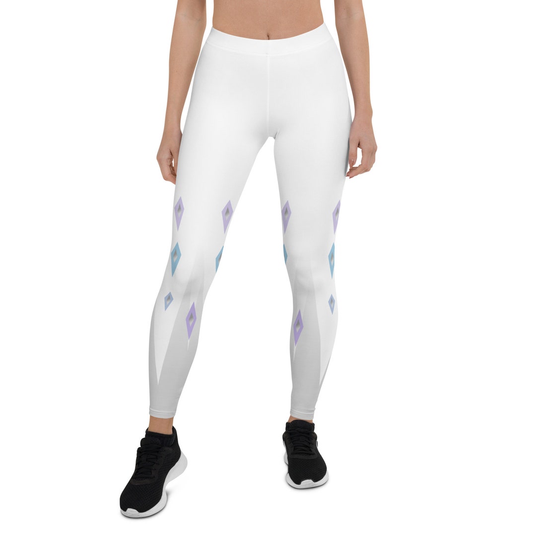 Woman Elsa Leggings - Fifth Spirit Elsa Costume - Princess Running ...