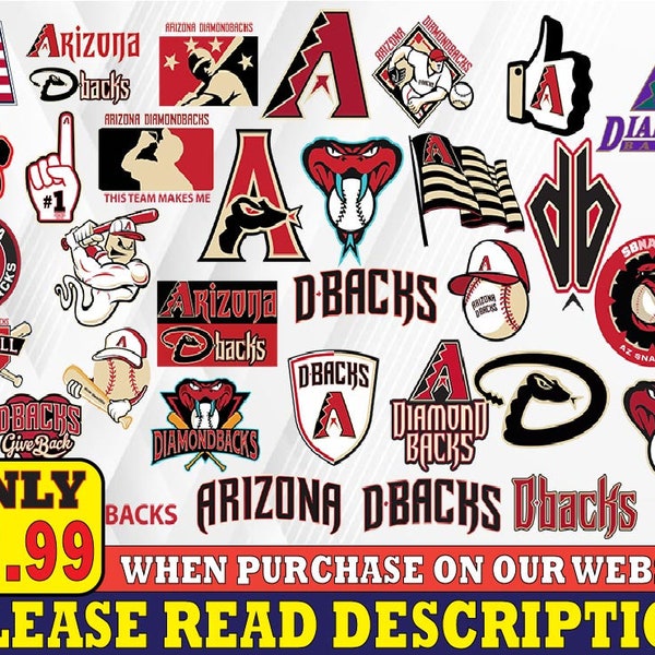 Diamondbacks Baseball Svg - Etsy