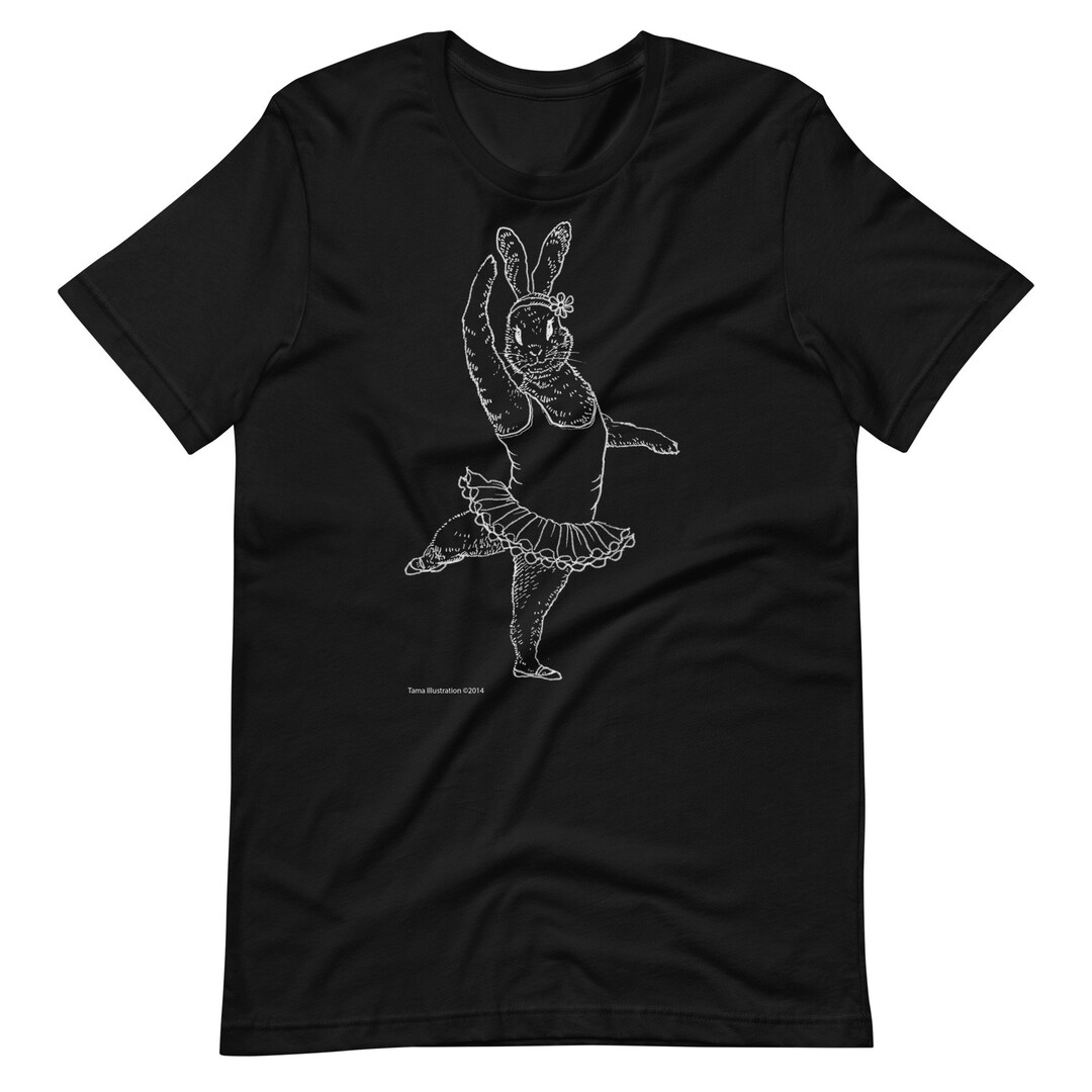 Bunny Attitude (back + Front Prints) – Unisex T-shirt - Etsy