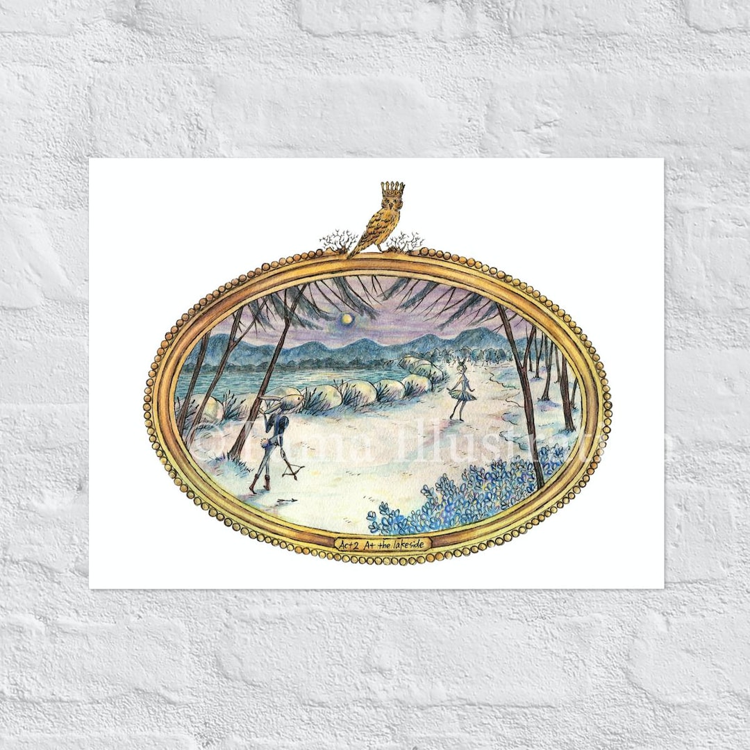 Swan Lake Bunnies Art Prints ＊illustration＊art Gift ＊wall Art ＊ballet ...