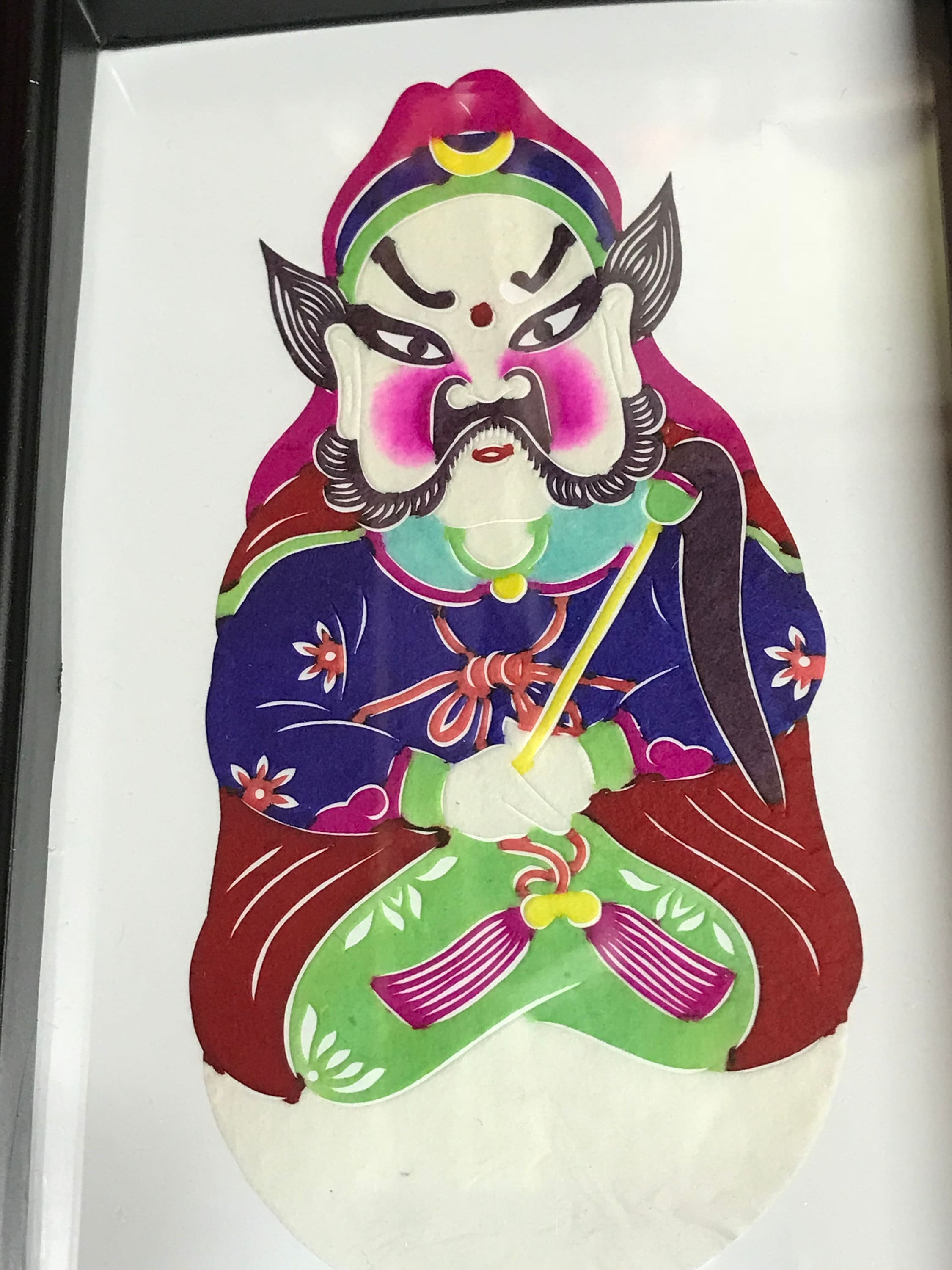 Vintage Handcrafted Chinese Paper-cutouts Framed. - Etsy