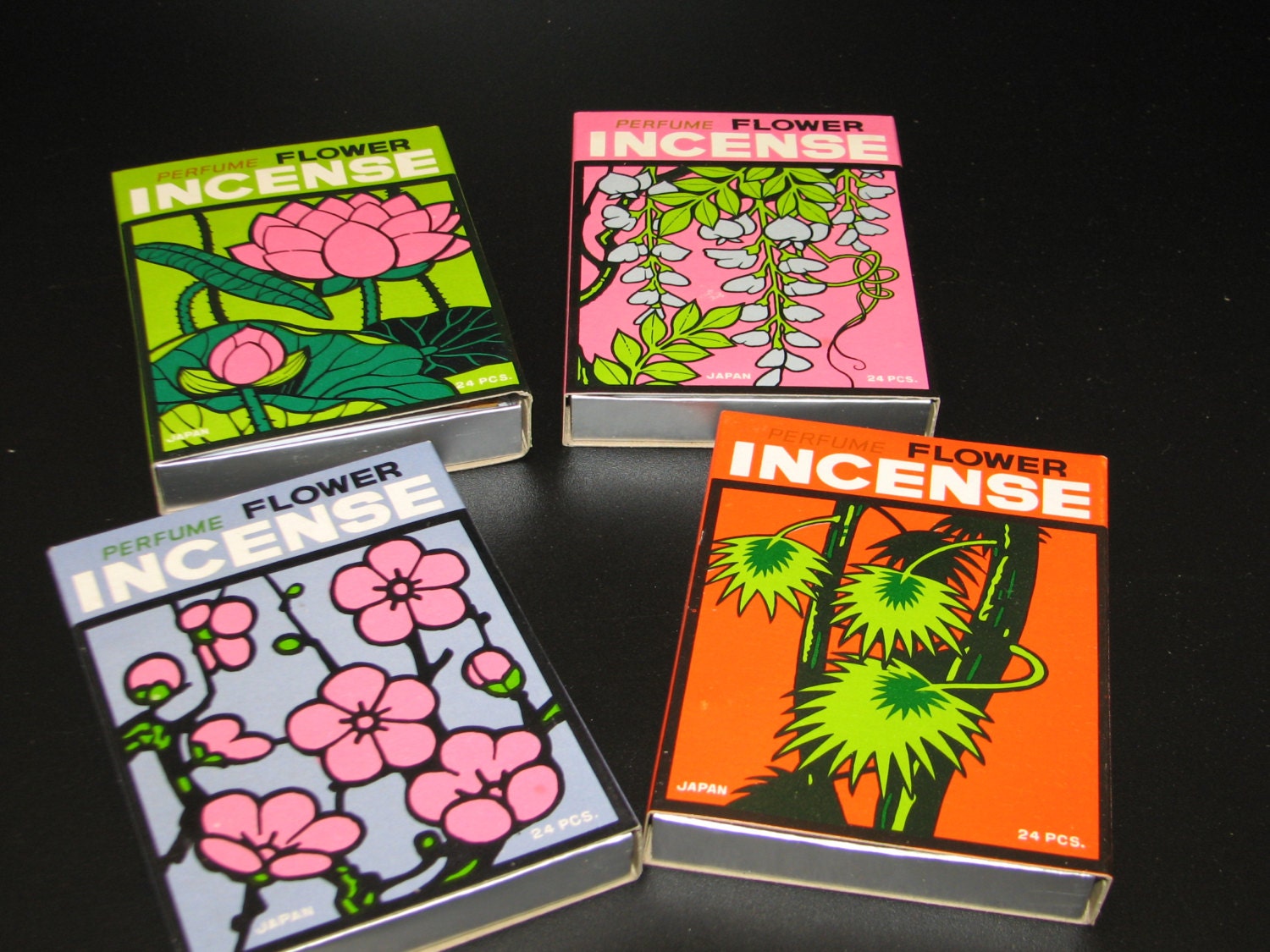 Vintage Perfume Flower Boxed Incense Cones NOS 1960's | Etsy