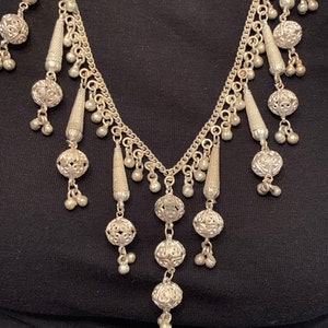 Vintage Silver Plate Fancy Decorative Necklace Two Styles to Choose ...