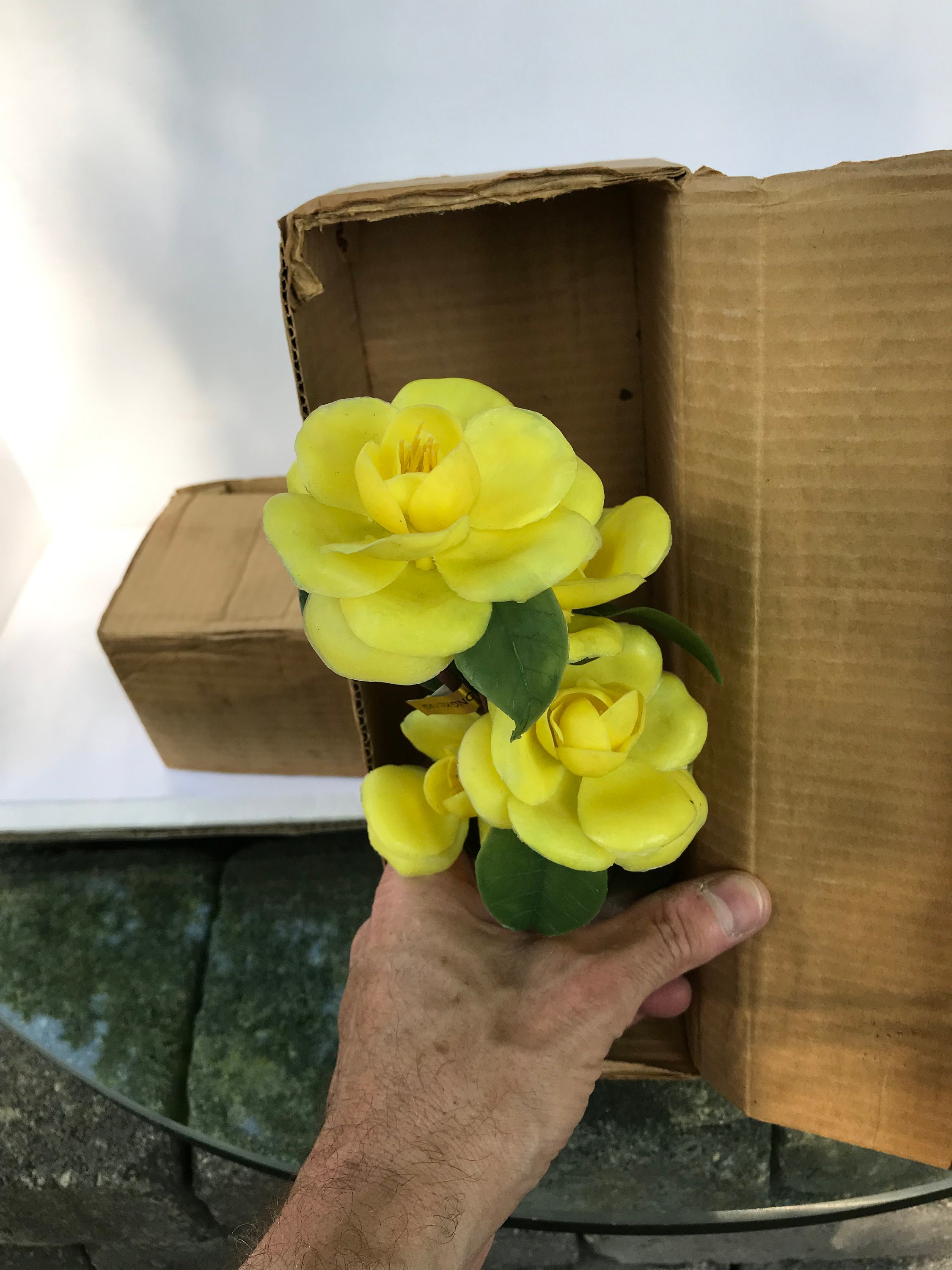Flowers Home & Hobby Craft Supplies & Tools vintage dime store camellia ...