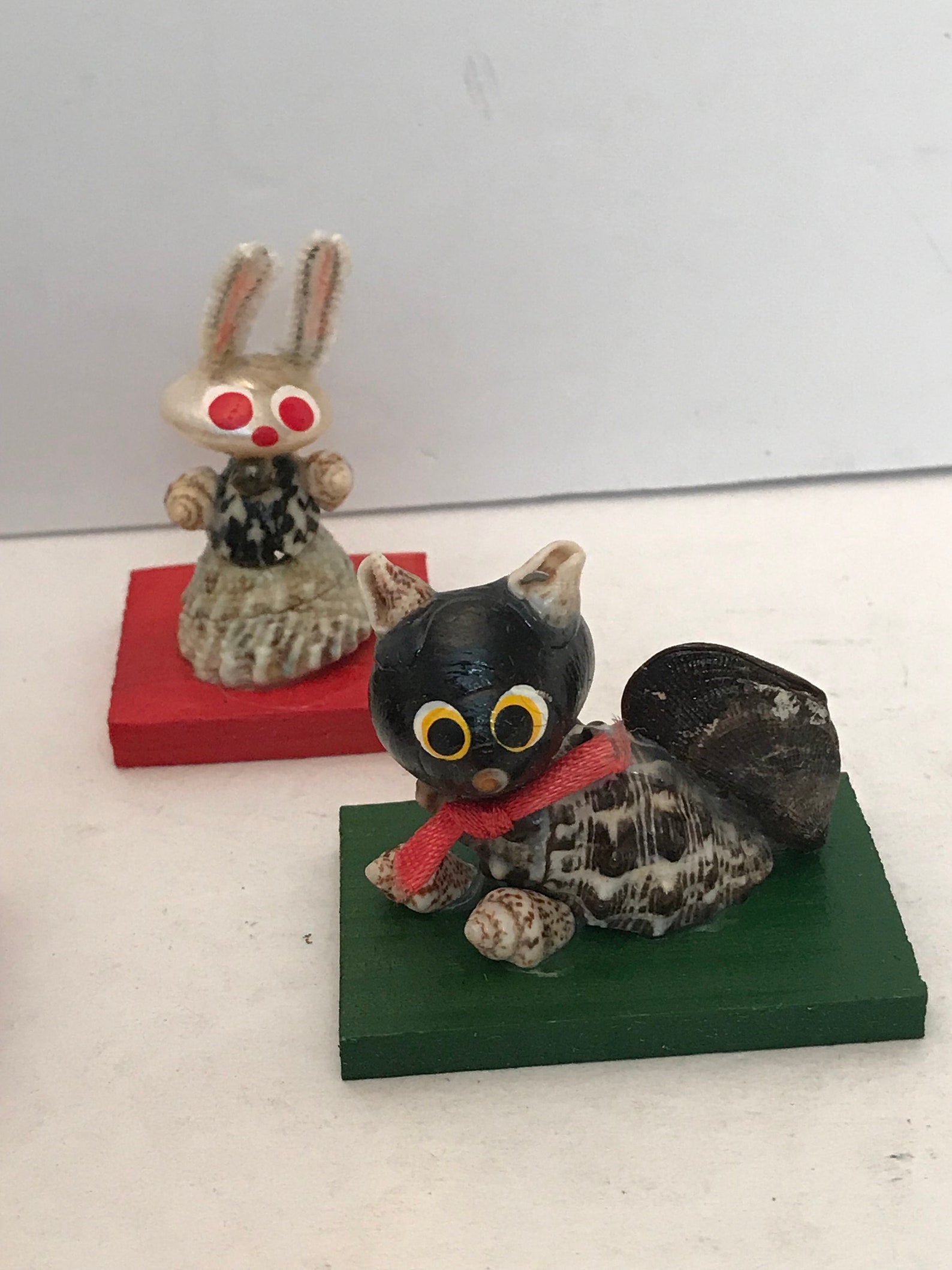 Vintage Set of 5 Handmade Japanese Shell Creatures Nos - Etsy